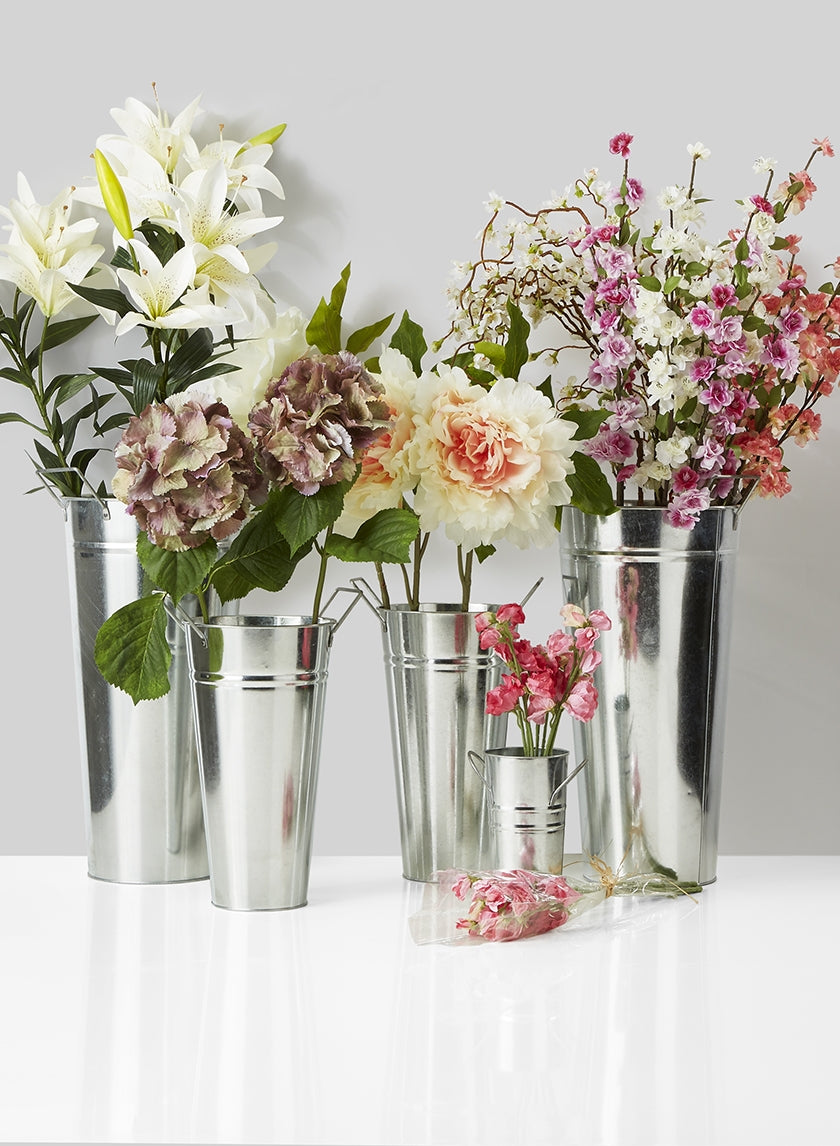 Metal French Flower Buckets
